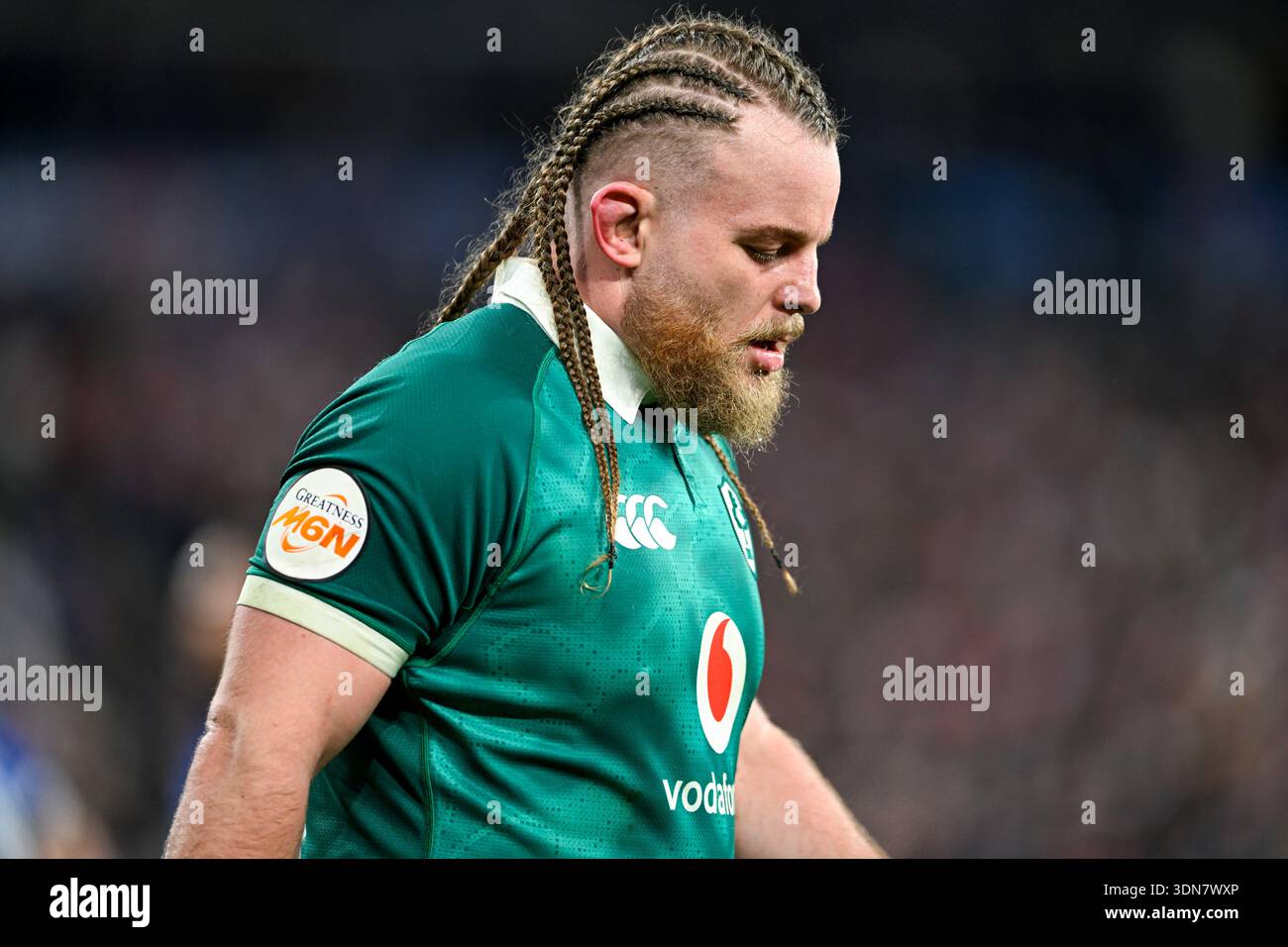 Finlay Bealham during the Six Nations Championship rugby match France ...