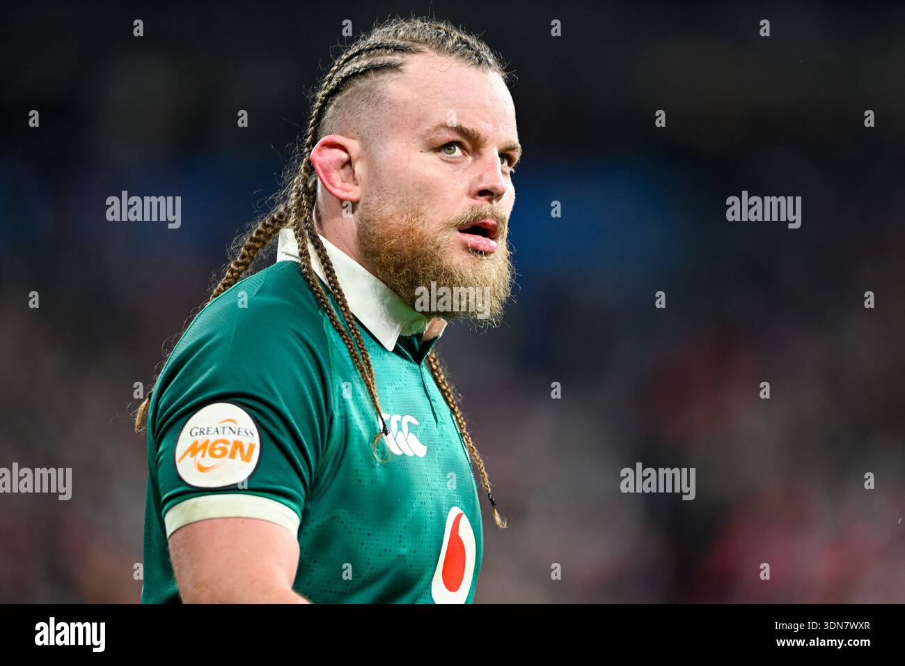 Finlay Bealham during the Six Nations Championship rugby match France ...