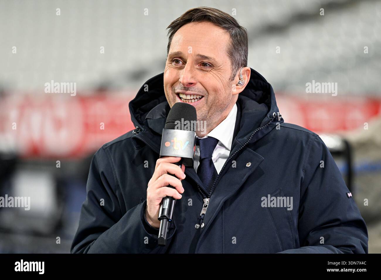 Cedric Beaudou for France Telvisions TV channel during the Six Nations ...