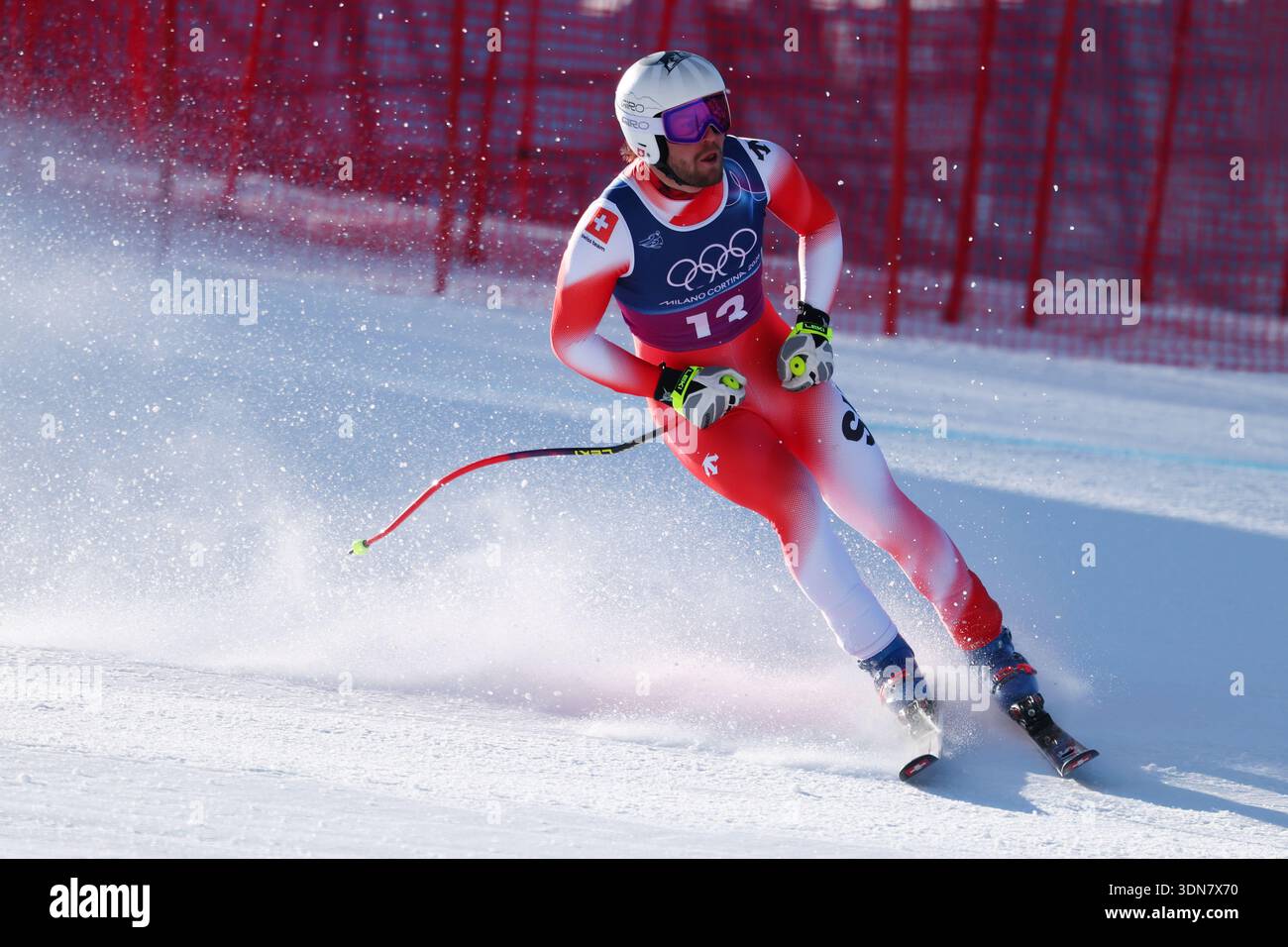 MONNEY Alexis (SUI), FEBRUARY 9, 2026 - Alpine Skiing : Men's Team ...