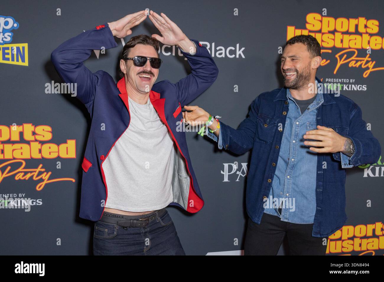 Wonton Don and Paul Bissonnette attend the Super Bowl LX Sports ...