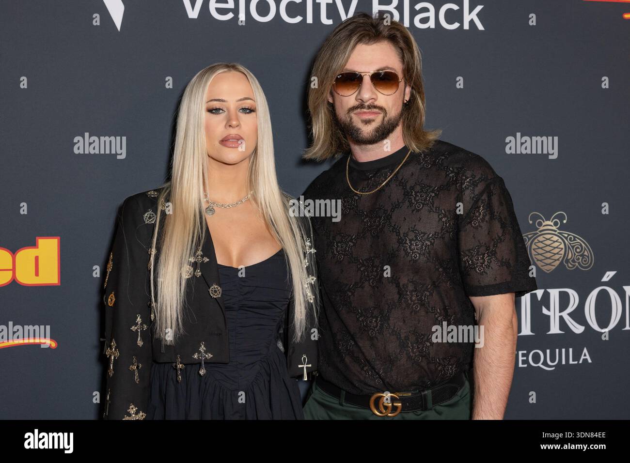 Kip Sabian and Penelope Ford attend the Super Bowl LX Sports ...