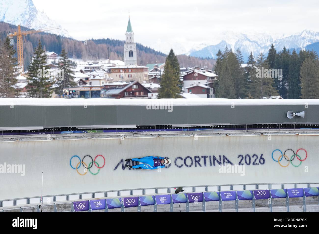 09 February 2026, Italy, Cortina D'ampezzo: Olympia, Olympic Winter ...