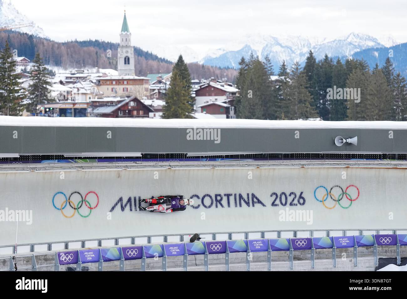 09 February 2026, Italy, Cortina D'ampezzo: Olympia, Olympic Winter ...