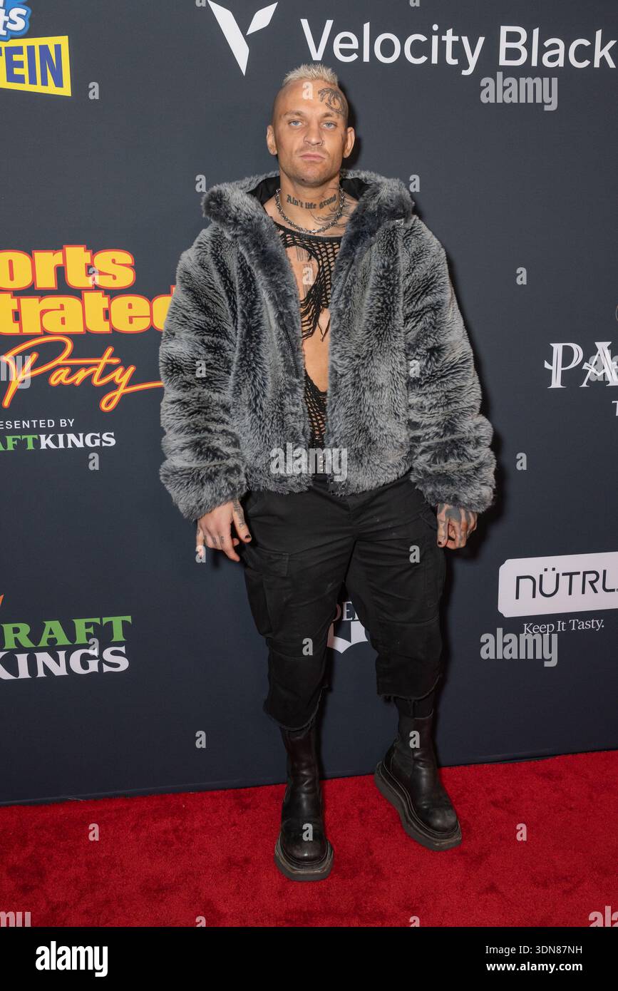 Darby Allin attends the Super Bowl LX Sports Illustrated Party ...