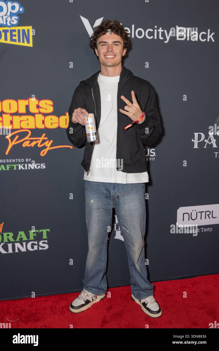 Nic Vans attends the Super Bowl LX Sports Illustrated Party Presented ...