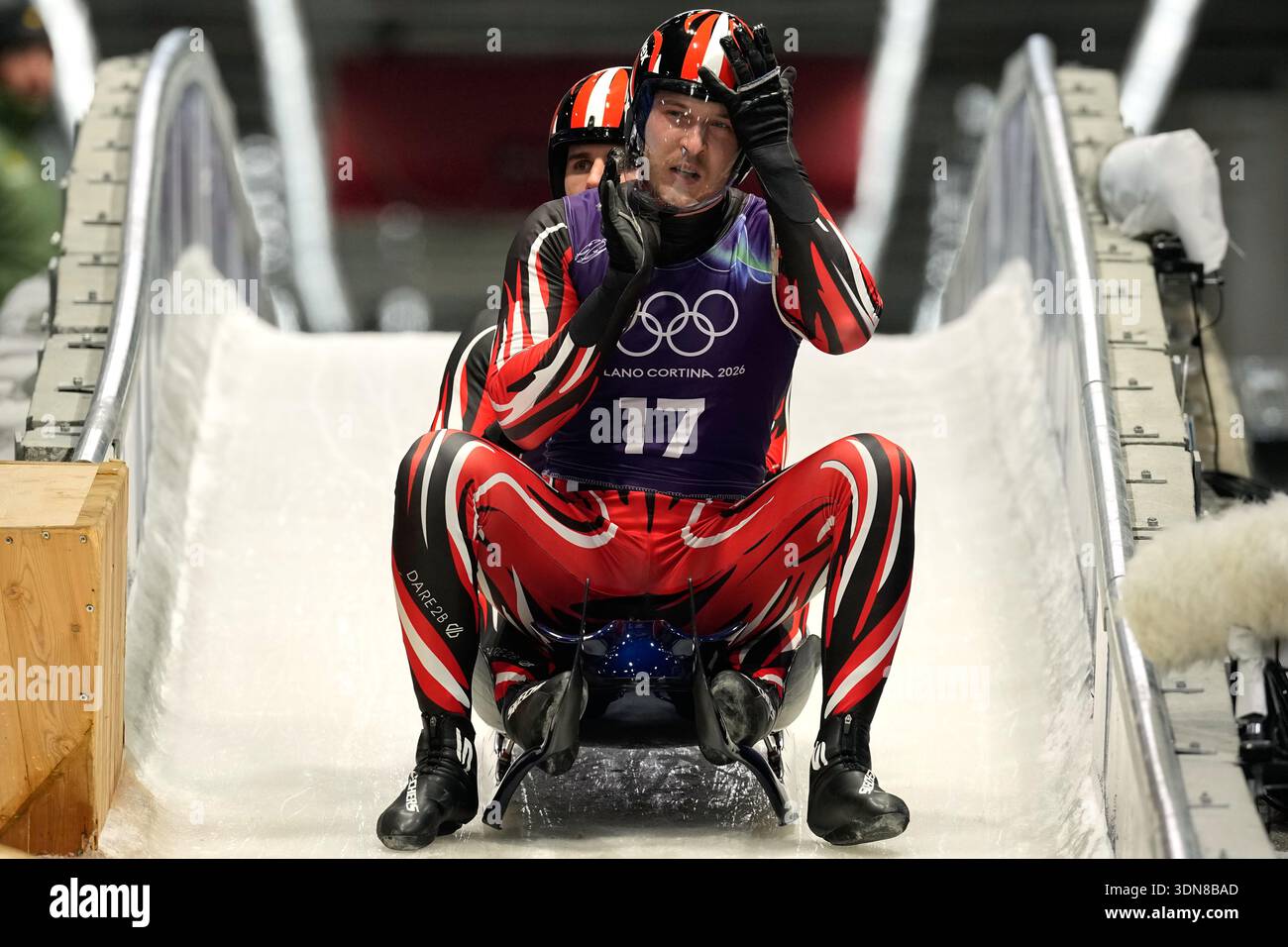 Austria's Juri Thomas Gatt, right, and Riccardo Martin Schoepf, left ...