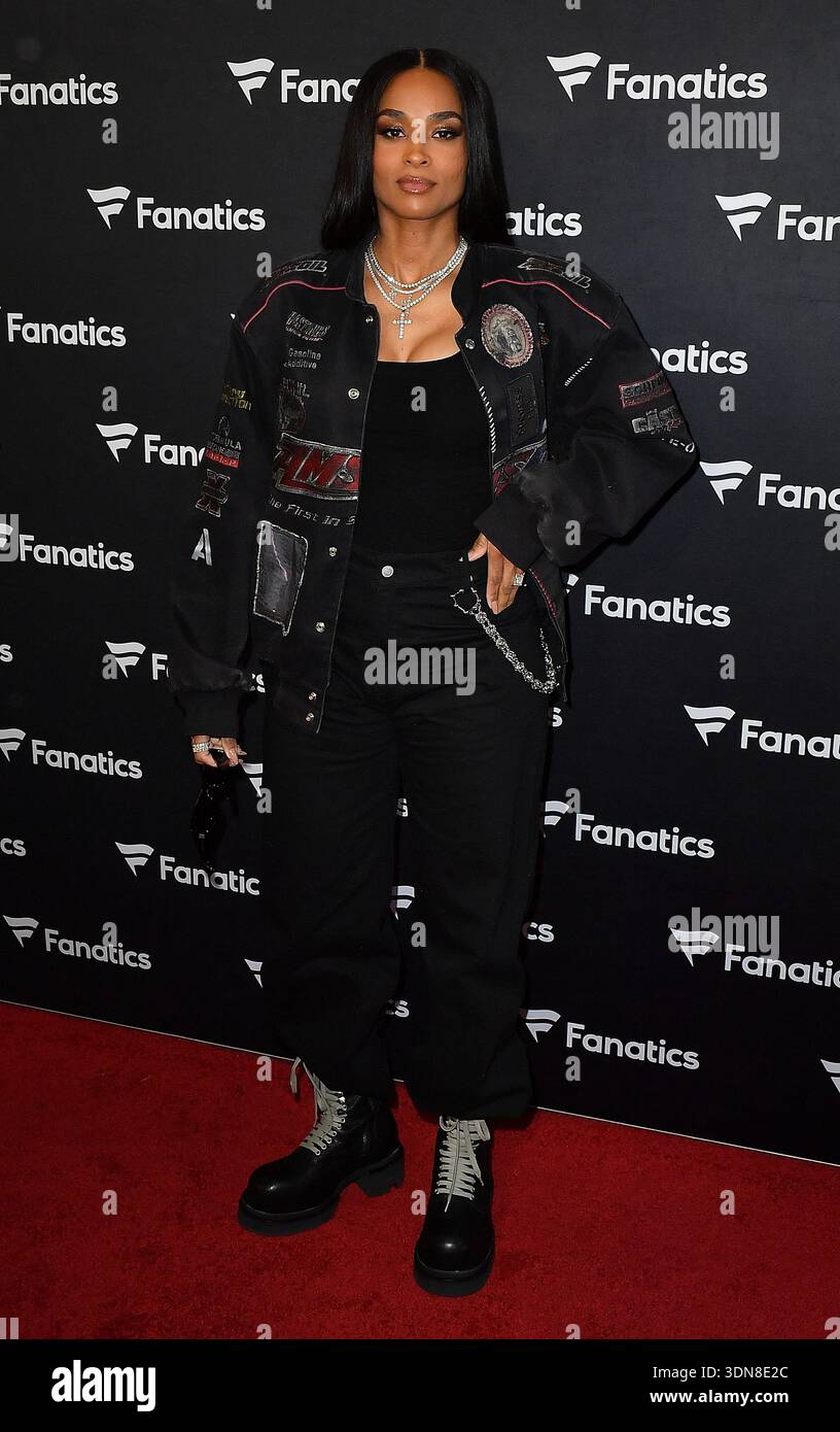 Ciara attends the 2026 Fanatics Super Bowl Party on February 07, 2026 ...