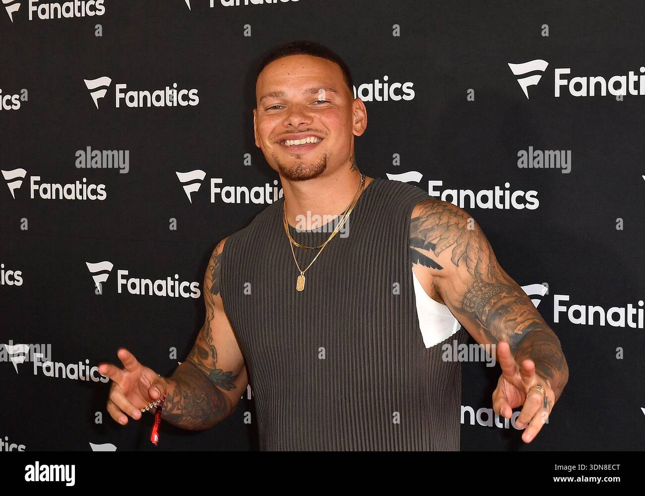 Kane Brown attends the 2026 Fanatics Super Bowl Party on February 07 ...