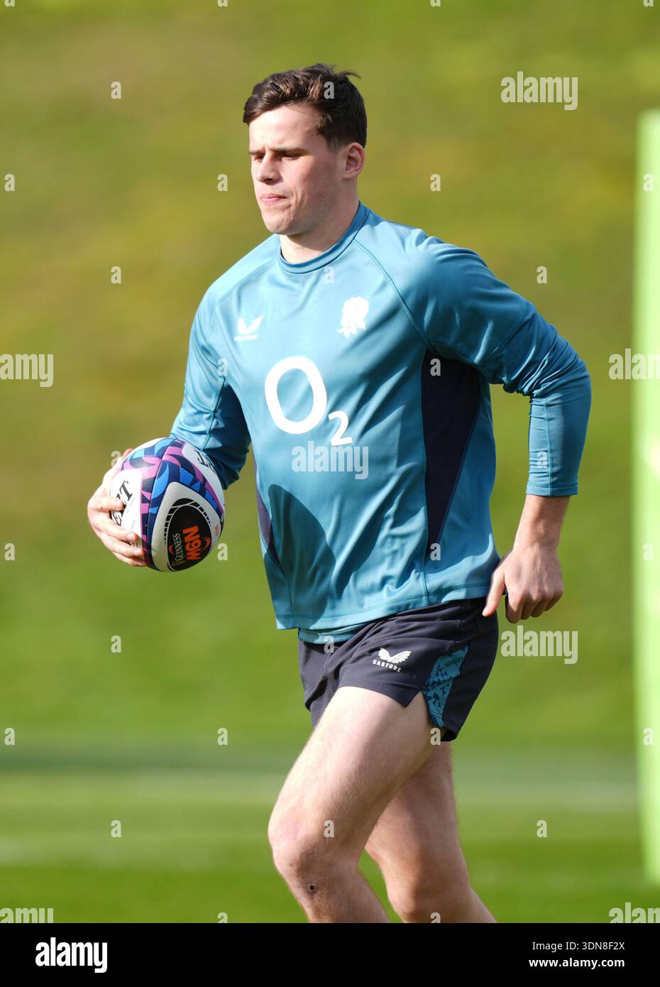 England's Seb Atkinson during a training session at the England Rugby ...