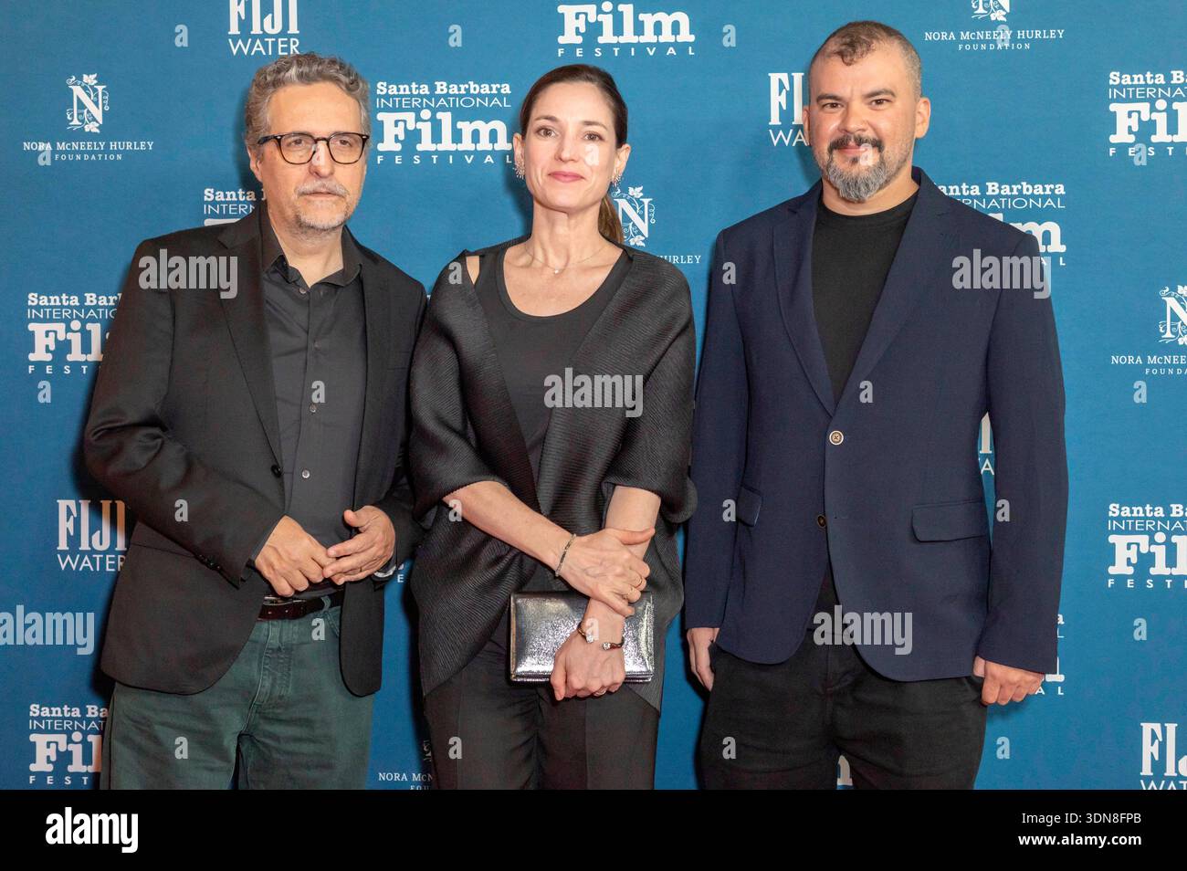 Kleber Mendonca, Emilie Lesclaux und Gabriel Domingues bei der ...
