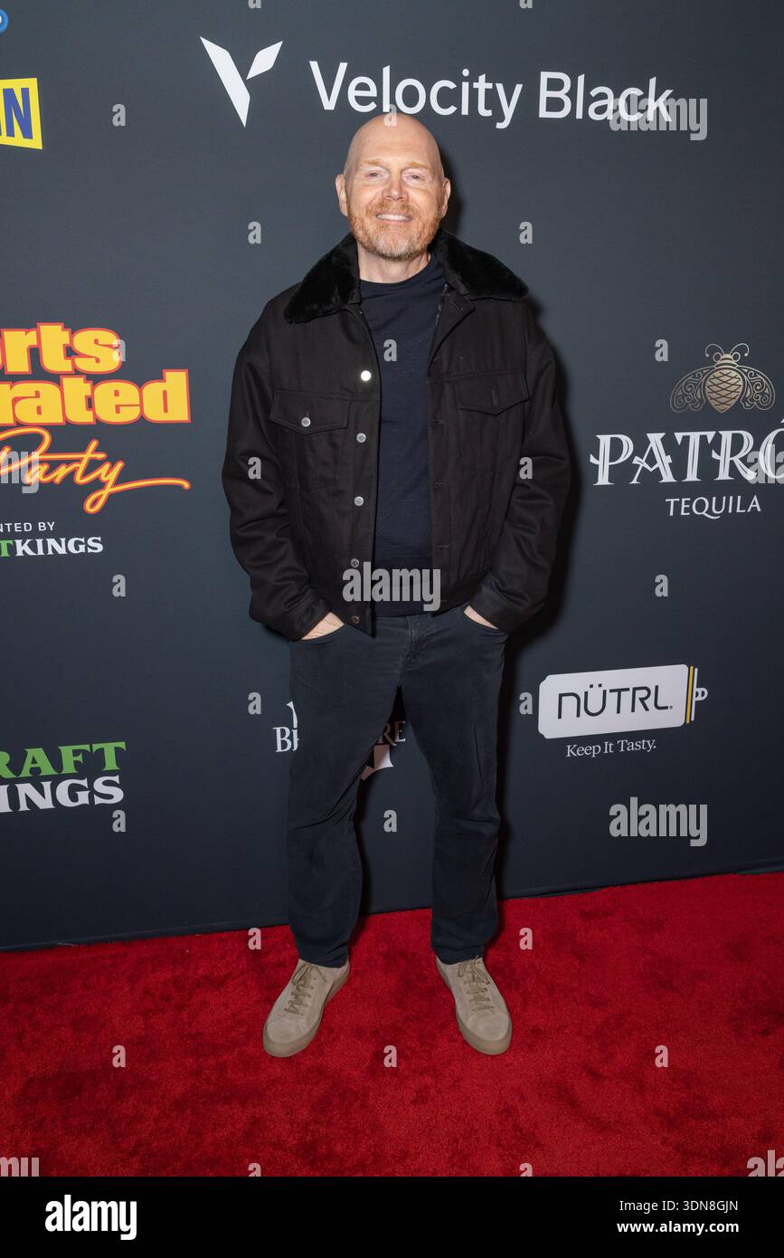 Bill Burr attends the Super Bowl LX Sports Illustrated Party Presented ...