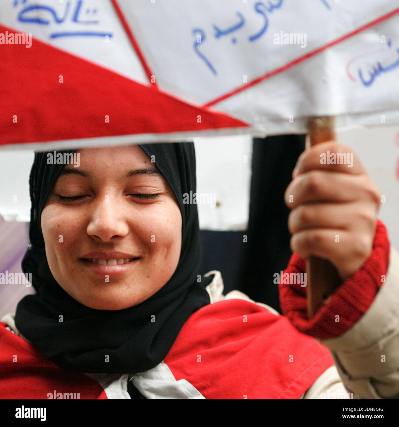 Portrait, Demonstration, Jasmine Revolution - 27/02/2011 - Tunisia ...