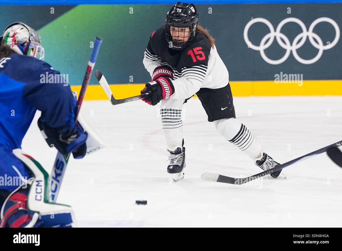 Japan's Rui Ukita takes a shot during a preliminary round match of ...