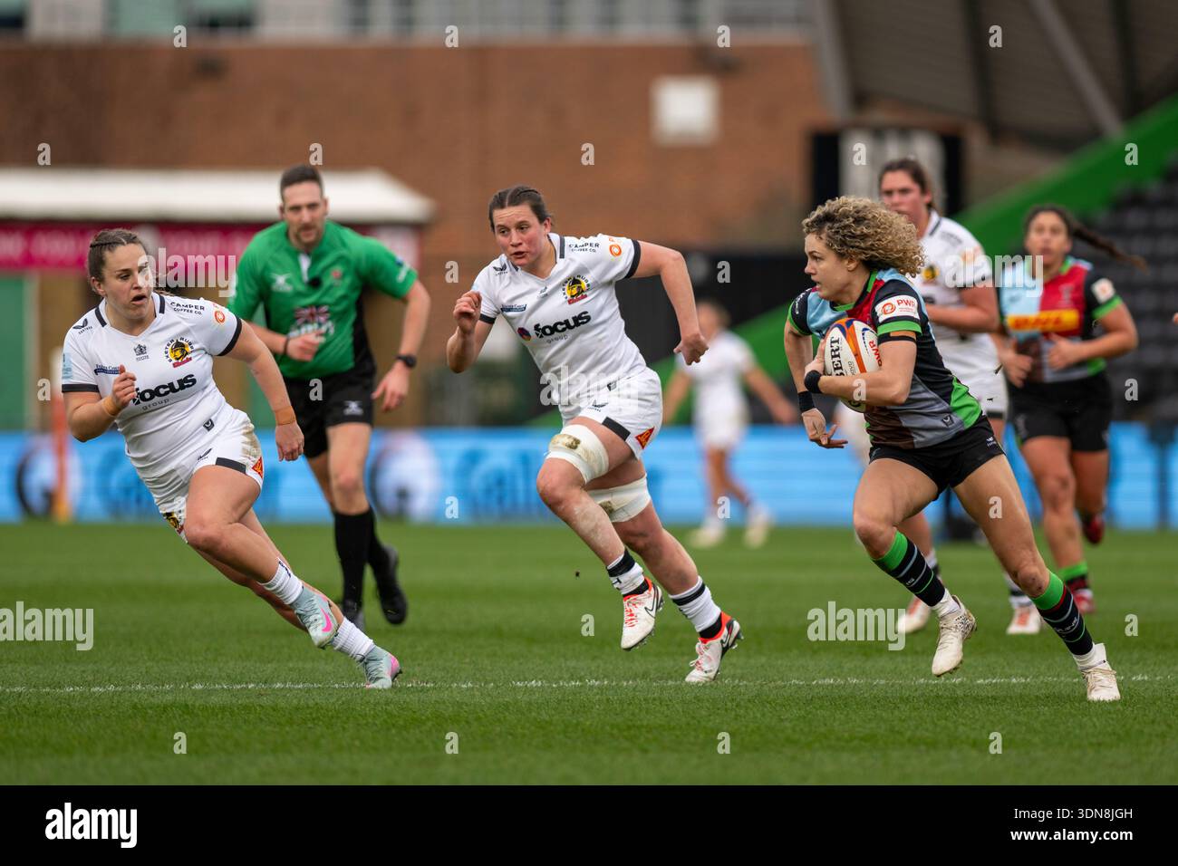 London, United Kingdom. 8 Feb 2026. Ellie Kildunne of Harlequins ...