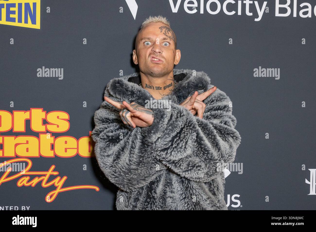 Darby Allin attends the Super Bowl LX Sports Illustrated Party ...