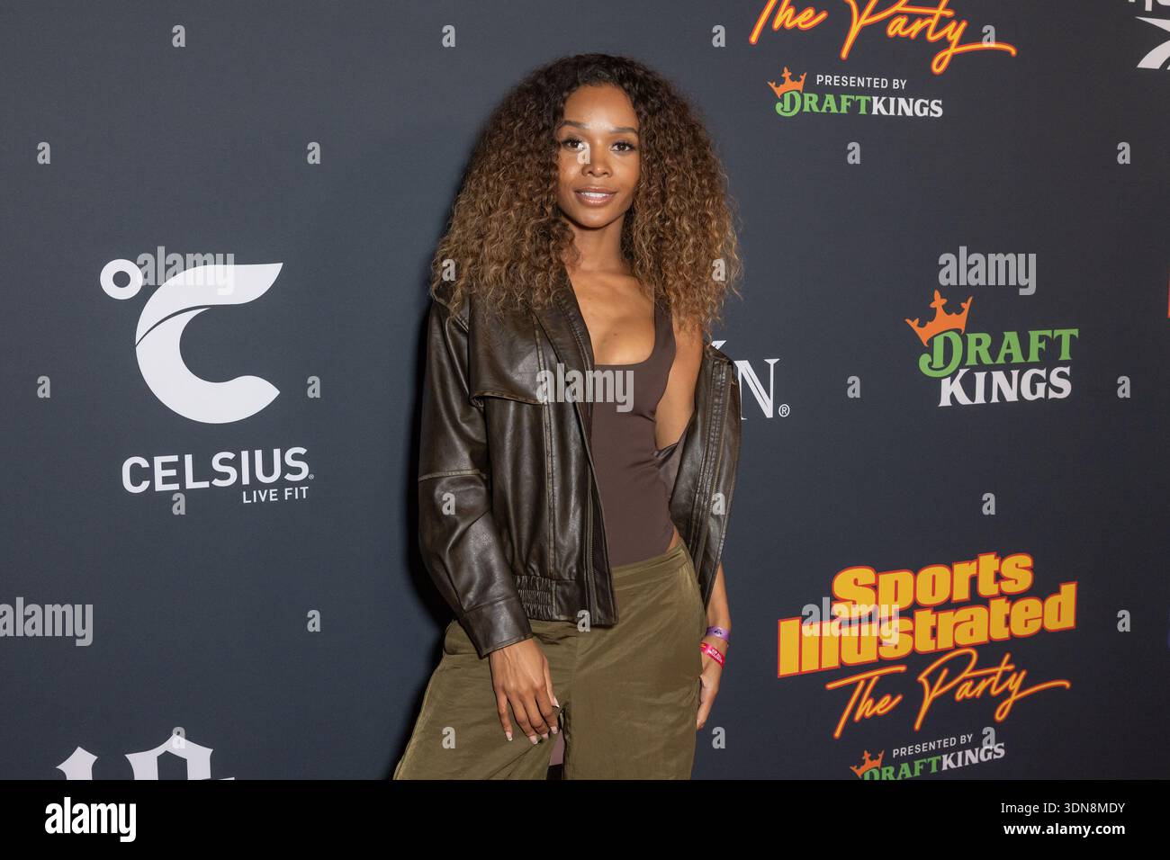 Zuri Hall attends the Super Bowl LX Sports Illustrated Party Presented ...
