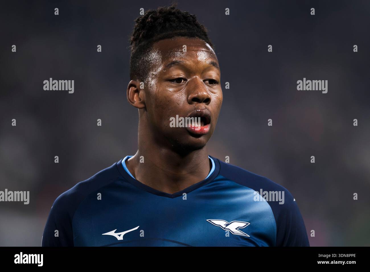 Tijjani Noslin of SS Lazio looks on during the Serie A football match ...