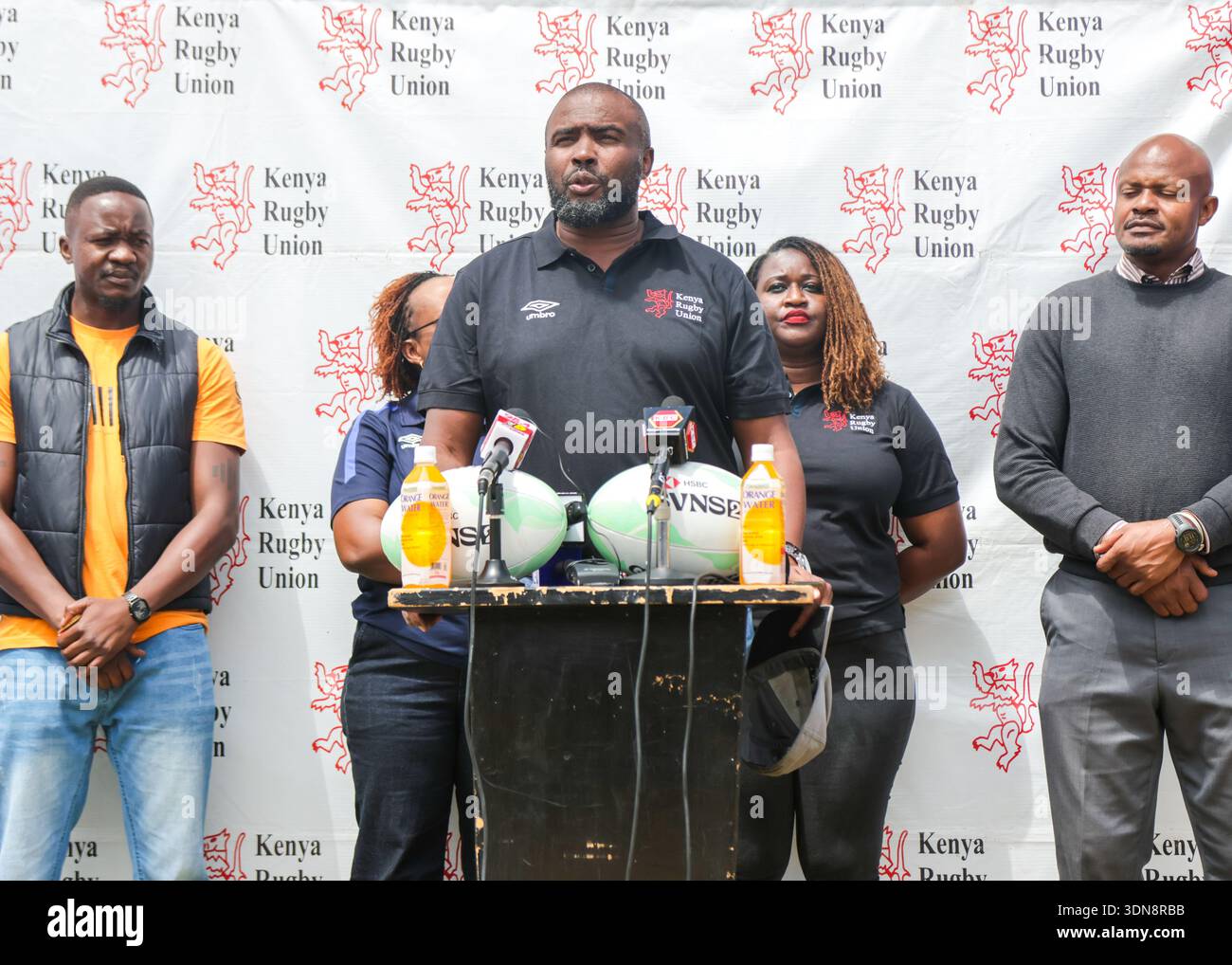 Nairobi, Kenya. 9th February 2026. KRU Vice Chairman Moses Ndale at the ...