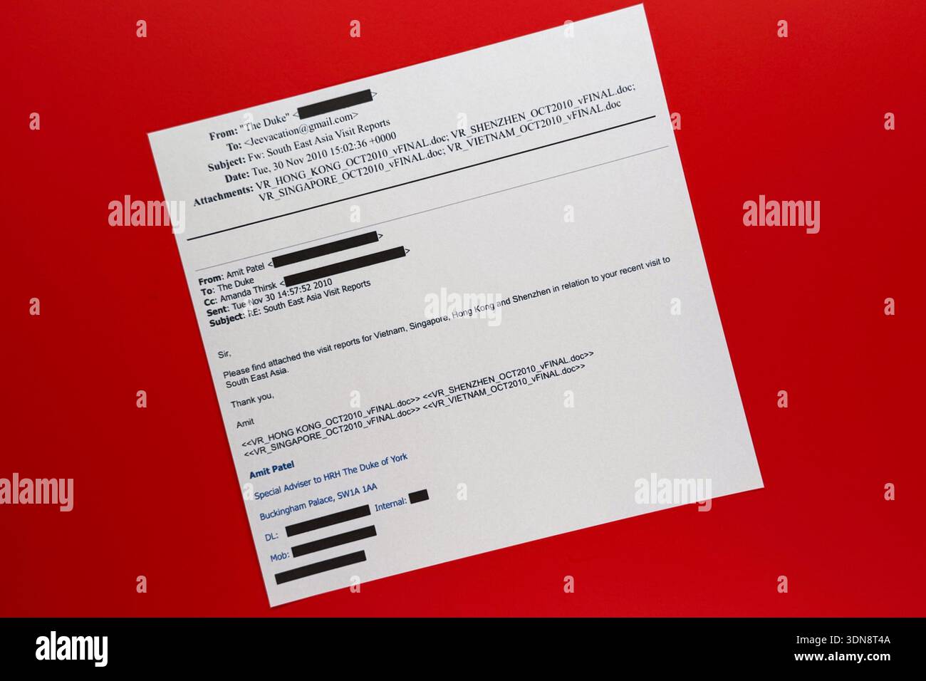 A document that was included in the U.S. Department of Justice release ...