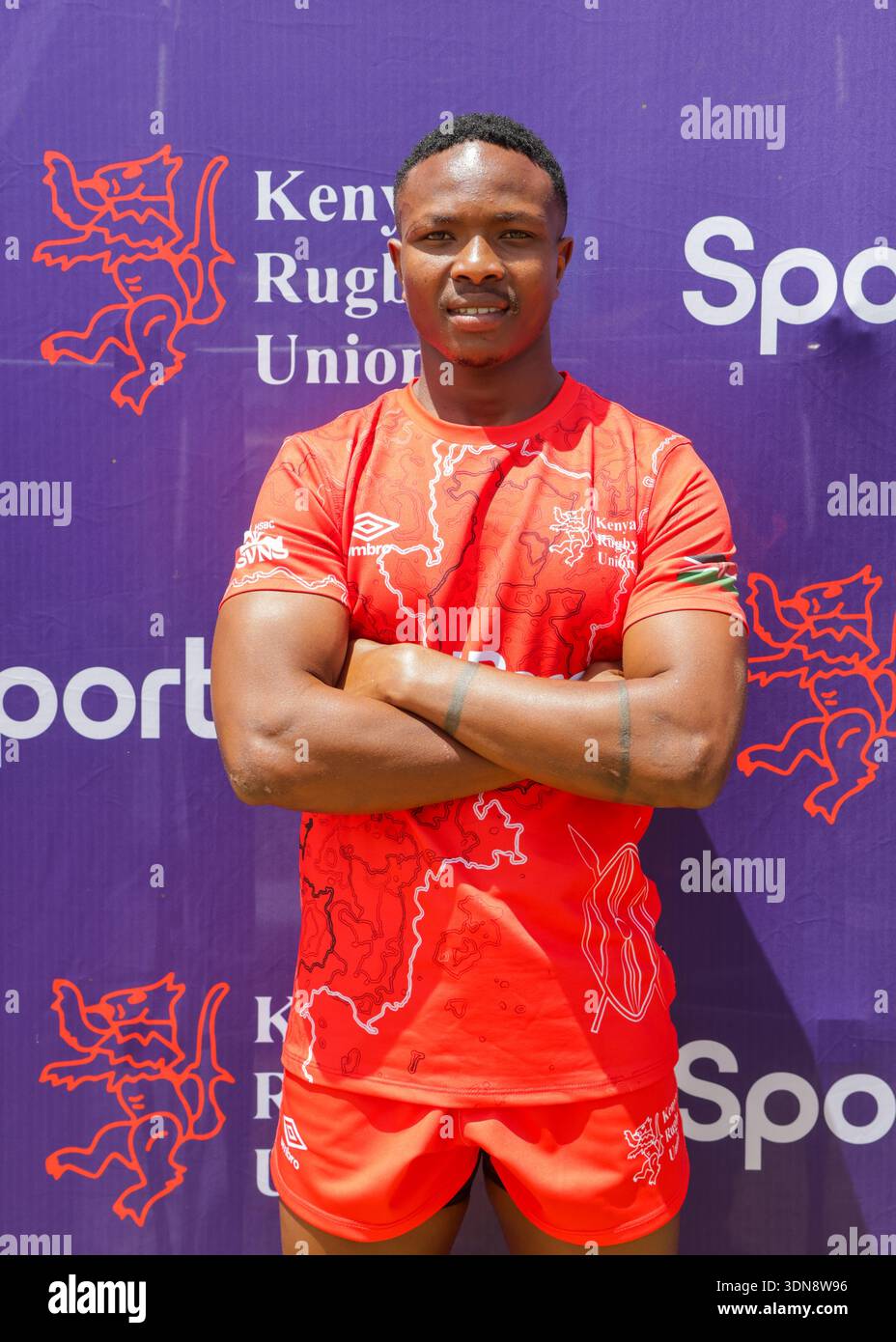 Nairobi, Kenya. 9th February 2026. Samuel Asati (co-captain) at the ...