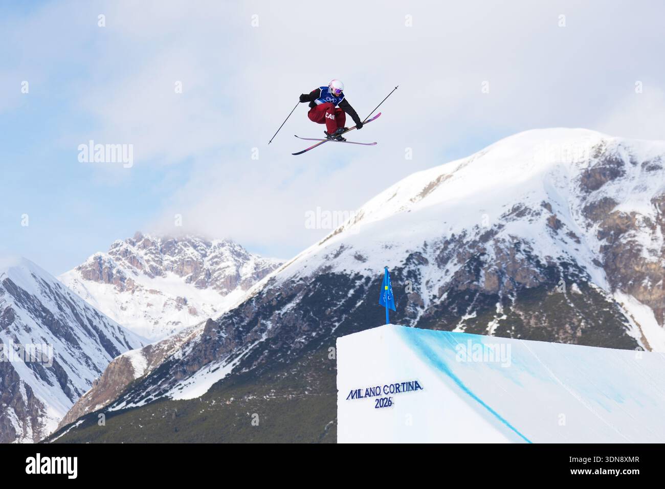 Canada's Naomi Urness competes during the women's freestyle skiing ...