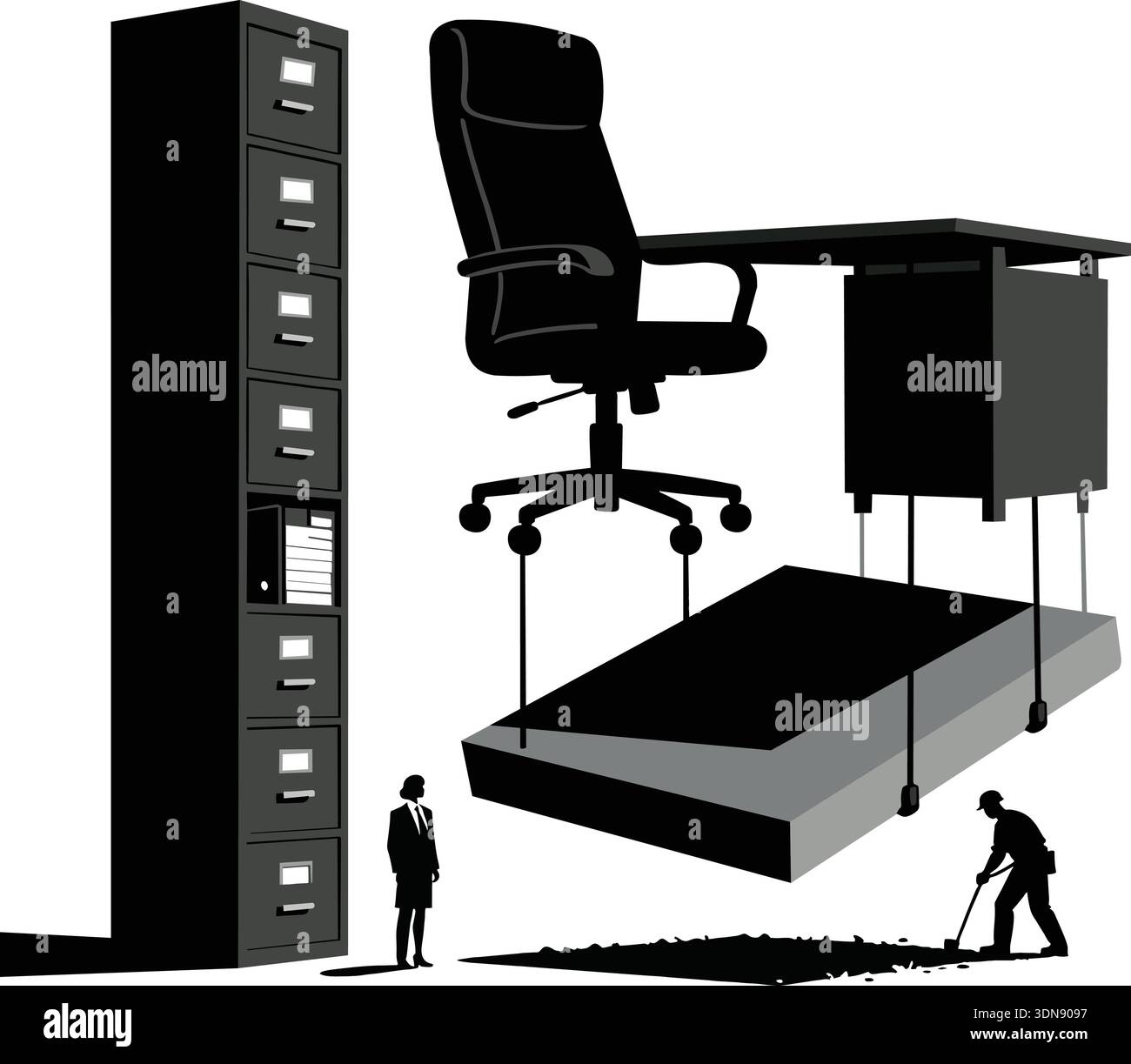 Suspended furniture Stock Vector Images - Alamy