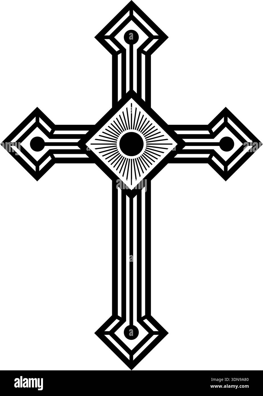Catholic cross holy roman Stock Vector Images - Alamy