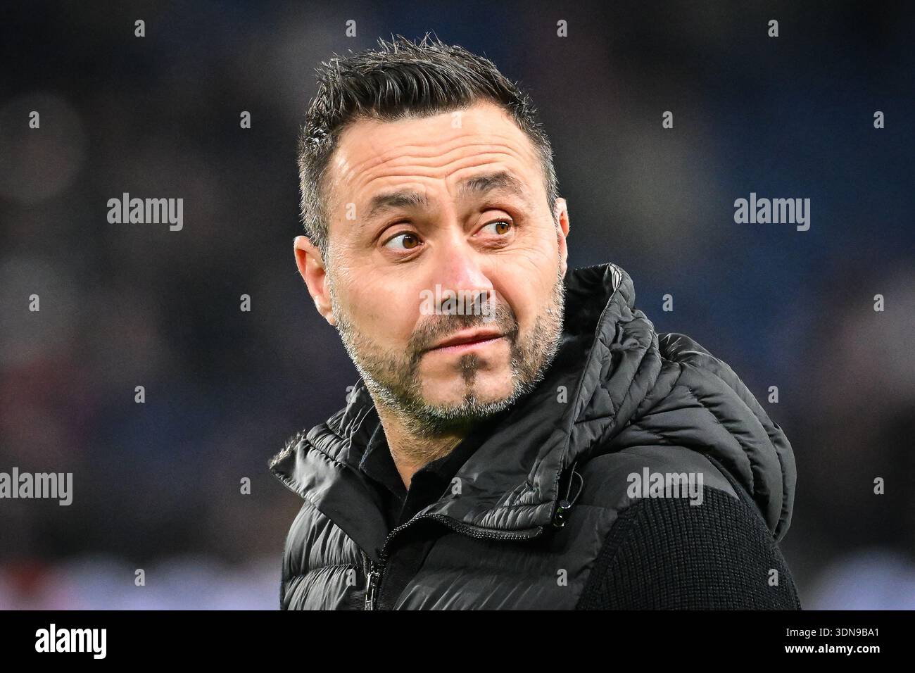 Roberto DE ZERBI of Marseille during the French championship Ligue 1 ...