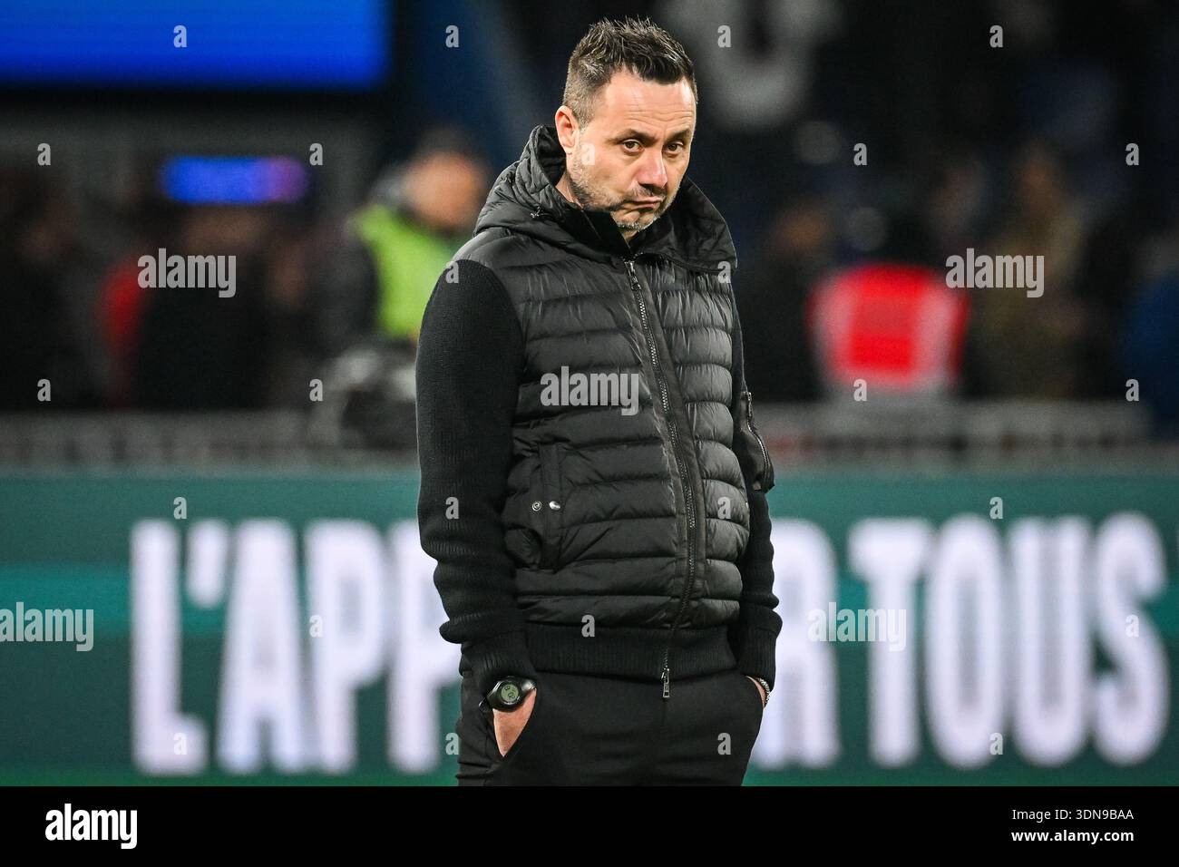 Roberto DE ZERBI of Marseille during the French championship Ligue 1 ...