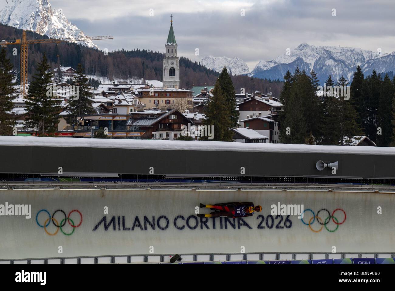 Eggert Toni and Mueller Florian from Germany during the Winter Olympic ...