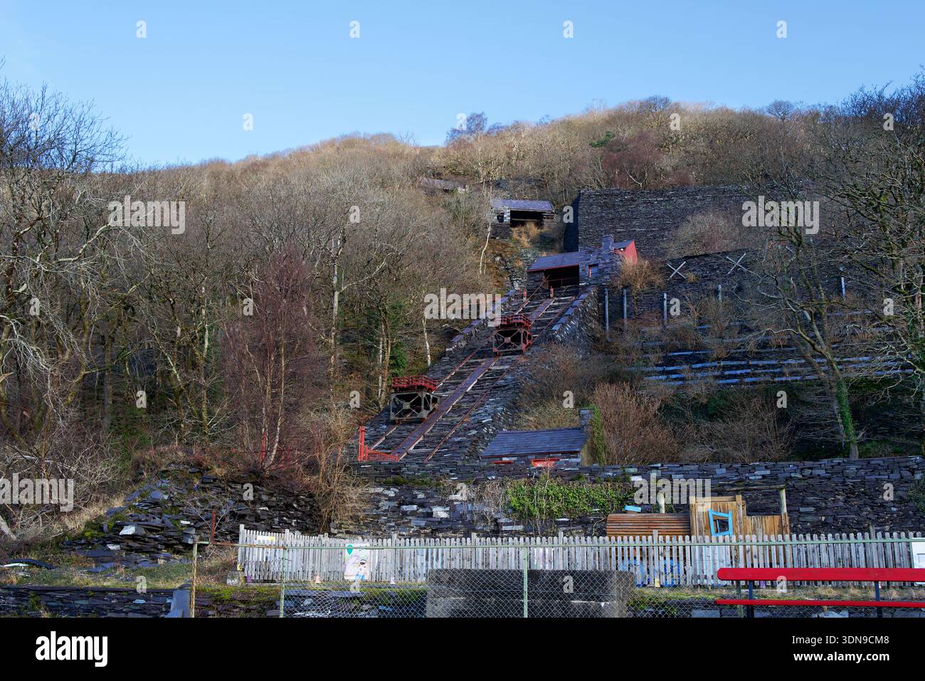 The incline in the now disused Dinorwic Quarry (North Wales) was used ...