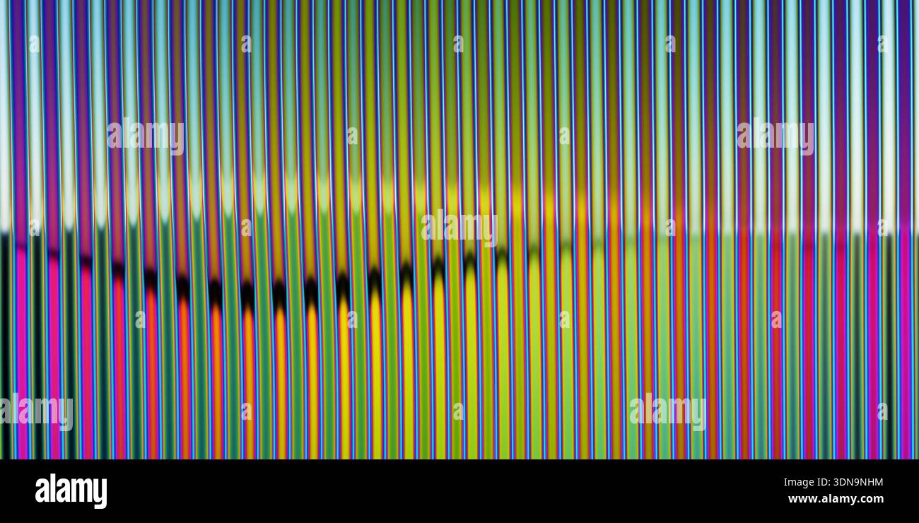 Vertical scanline glitch background colorful hi-res stock photography ...