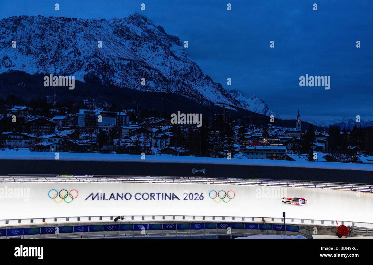 February 9, 2026, Cortina D'ampezzo, Lombardy, Italy: Embyr-Lee Susko ...