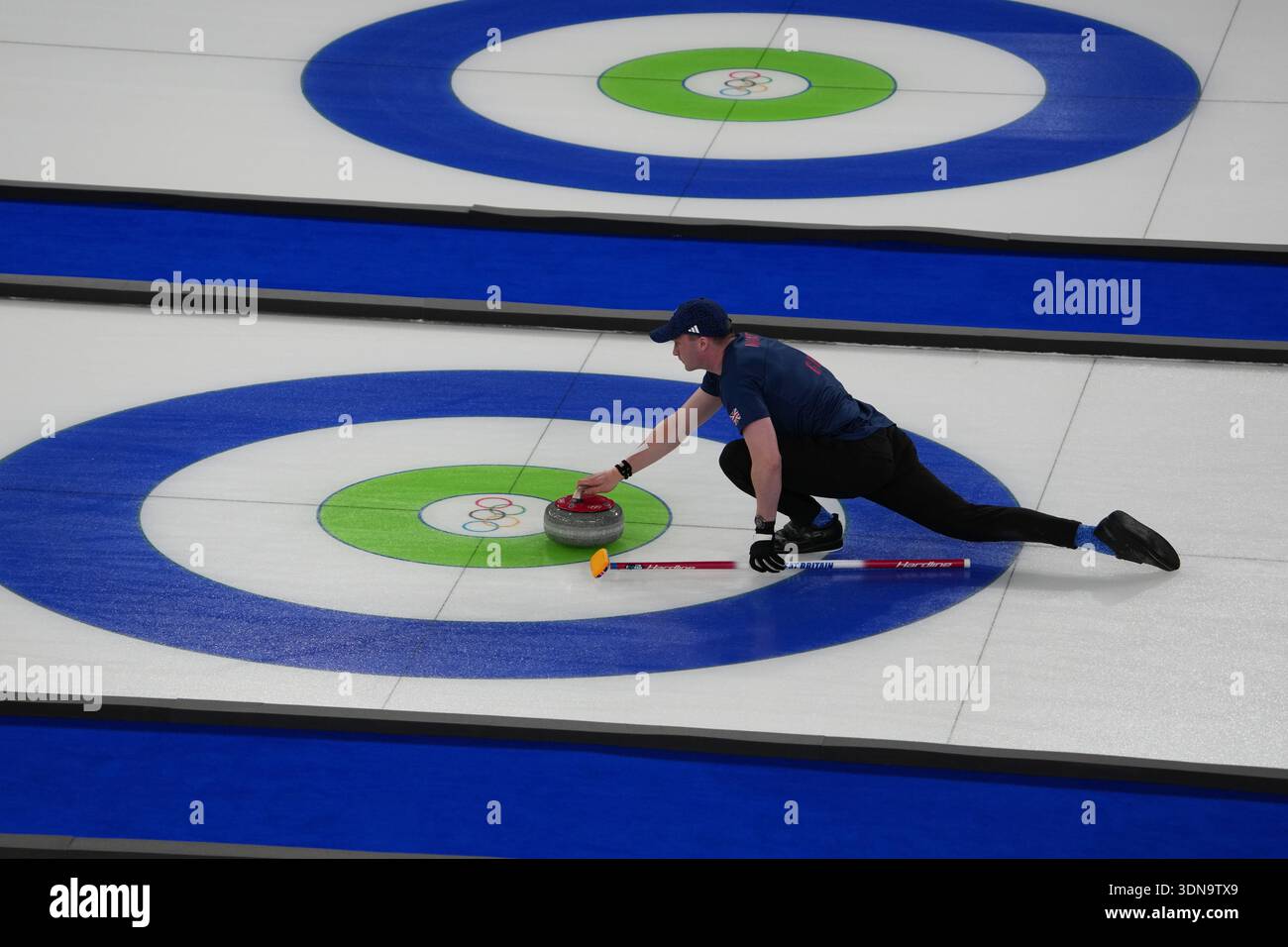 Britain's Bruce Mouat competes during the semi-finals round of the ...