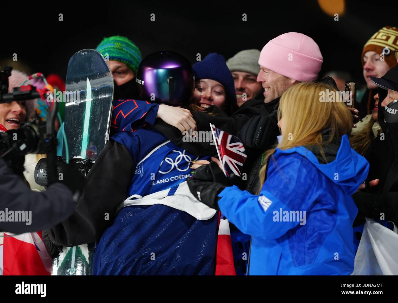 Great Britain's Mia Brookes after her first run during the Women's ...
