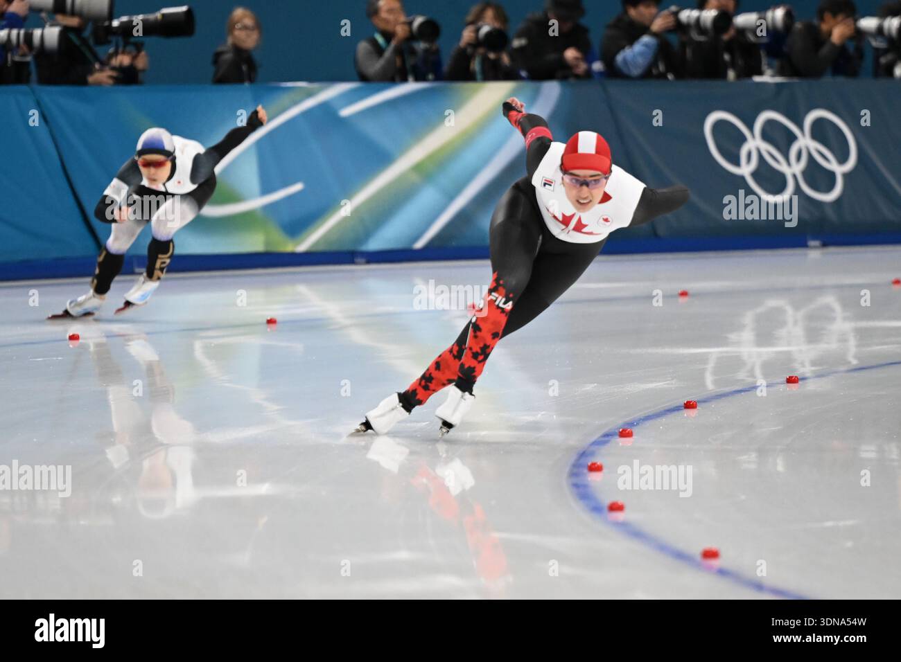 LAMARCHE Beatrice (CAN) during Speed Skating, Olympic Winter Games ...
