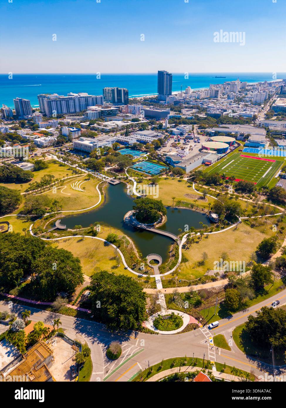 Bayshore Park newly redeveloped in Miami Beach 2026 Stock Photo - Alamy