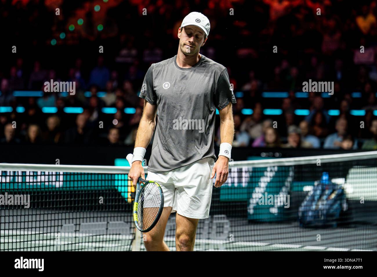 ROTTERDAM, NETHERLANDS - FEBRUARY 9: Botic van de Zandschulp looks ...