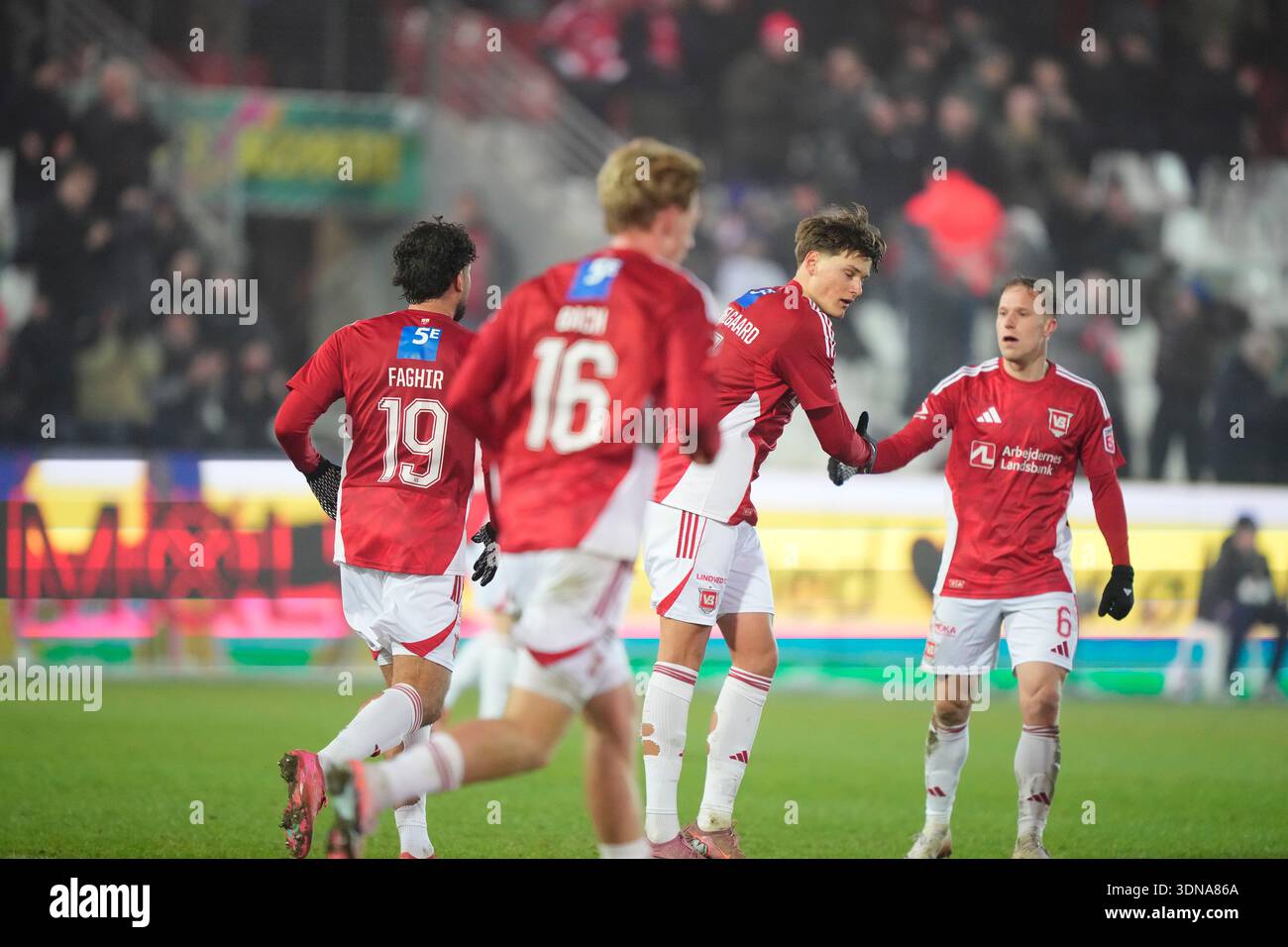 Superligakampen mellem Vejle Boldklub og FC Fredericia paa Vejle ...