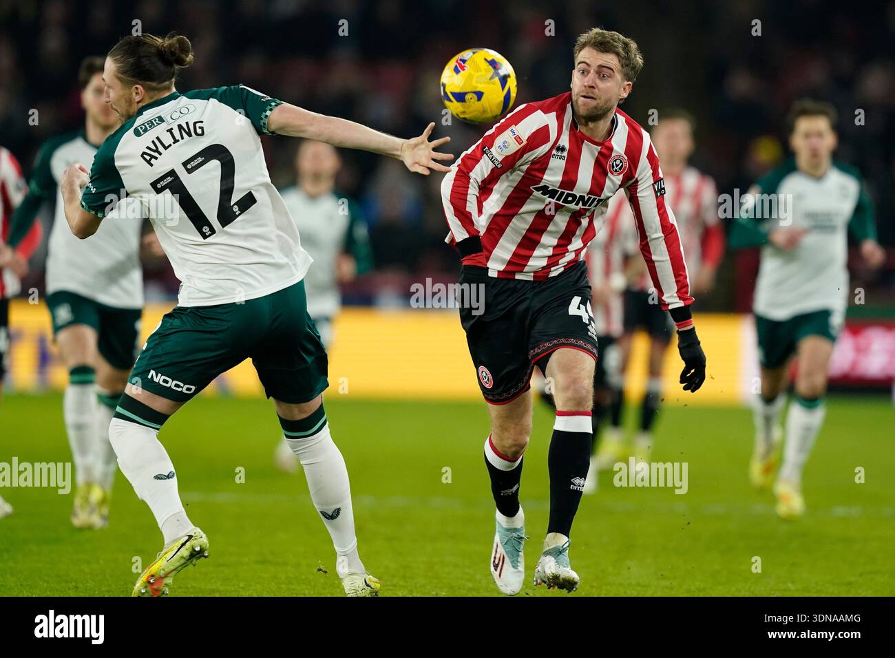 Sheffield, England, 9th February 2026. Luke Ayling of Middlesbrough and ...