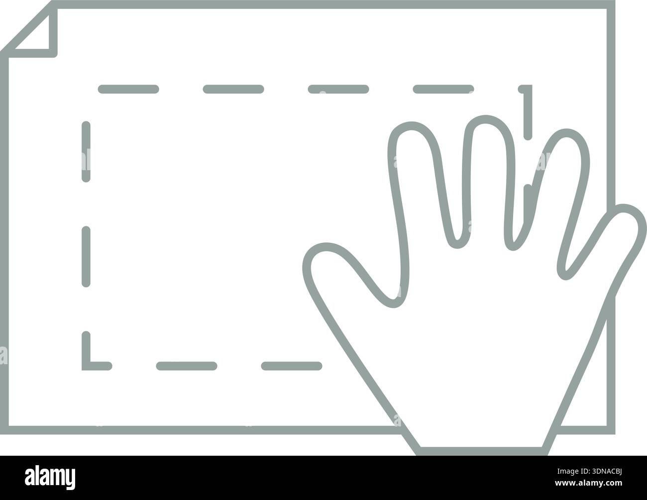 Hand pan tool icon Stock Vector Images - Alamy