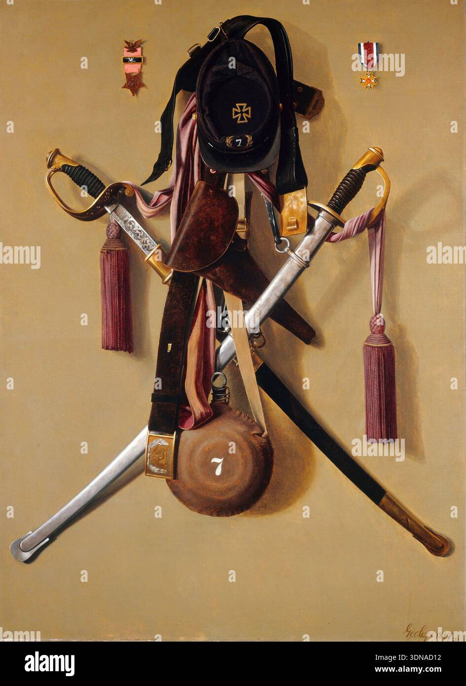 Civil War regalia of Major Levi Gheen McCauley by George Cope, 1887 ...