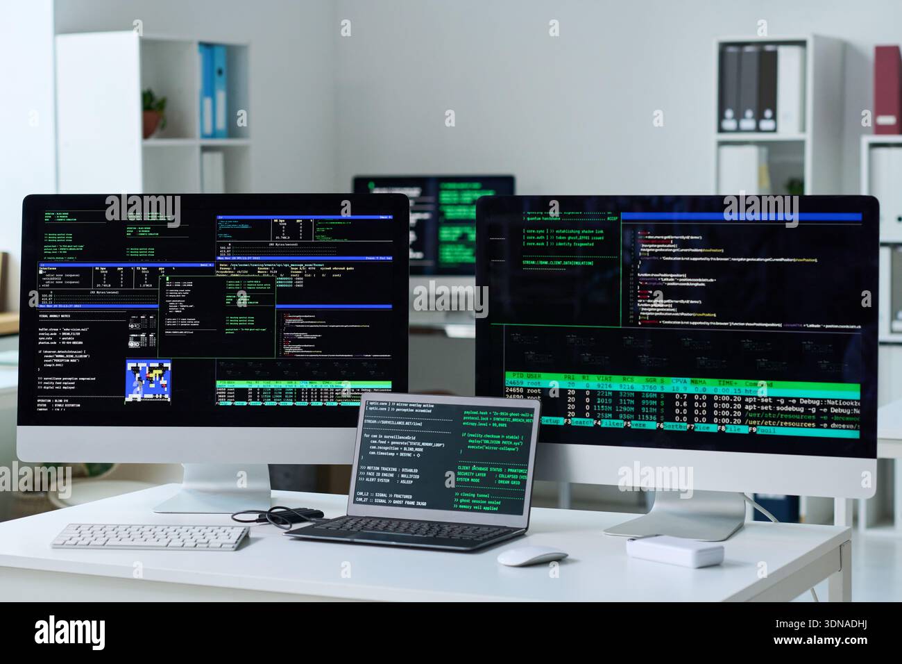 Desktop computer monitor displaying hi-res stock photography and images ...