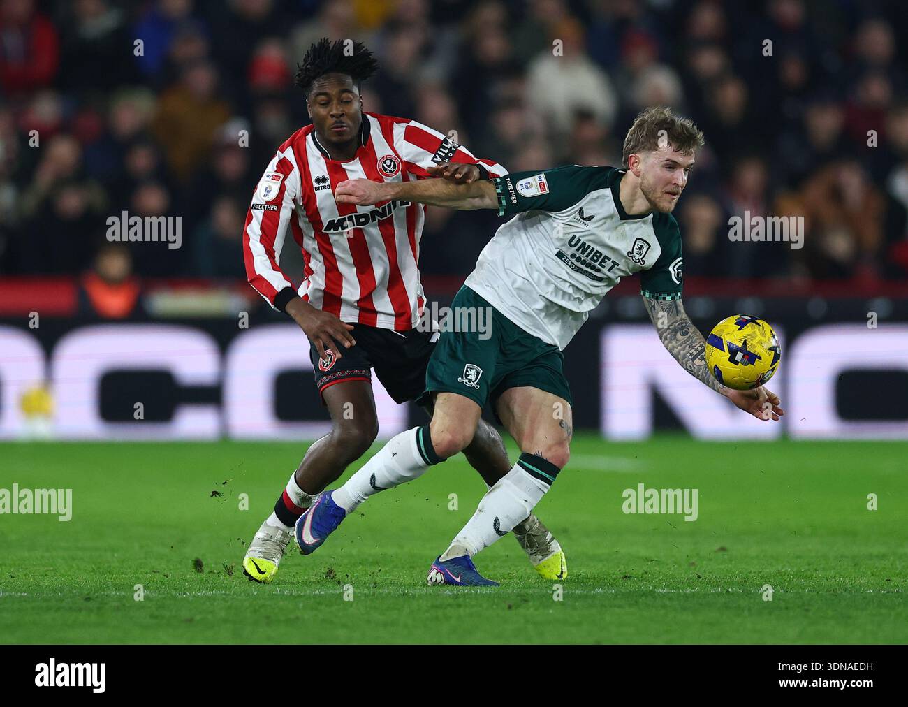 Sheffield, England, 9th February 2026. Andre Brooks of Sheffield United ...