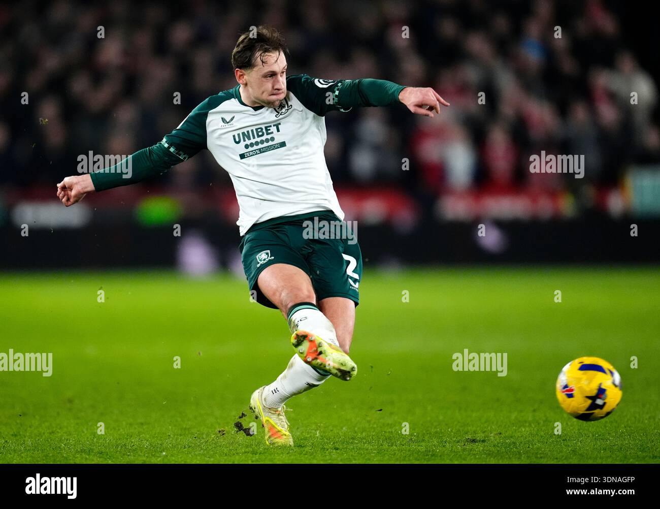 Middlesbrough's Callum Brittain during the Sky Bet Championship match ...