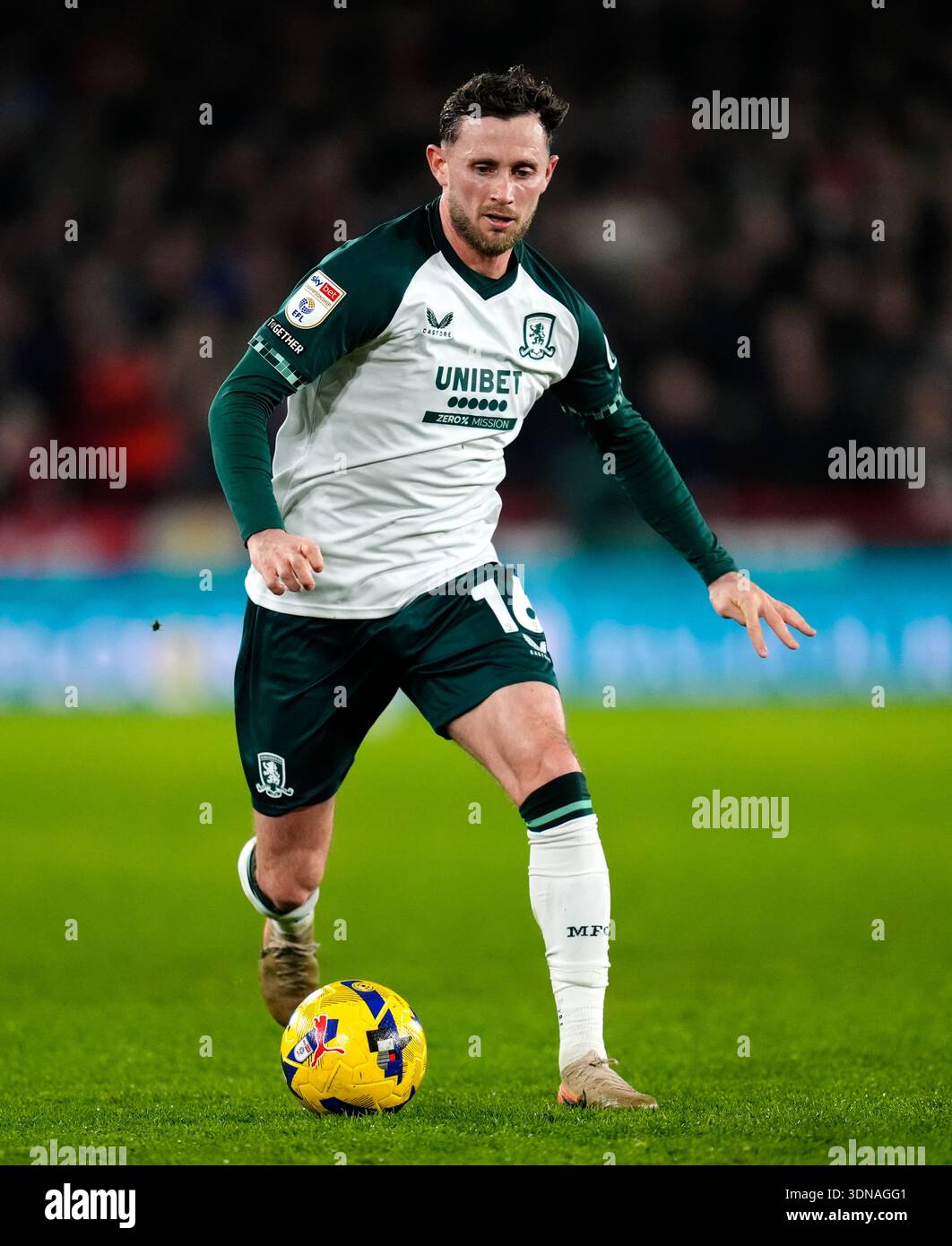 Middlesbrough's Alan Browne during the Sky Bet Championship match at ...
