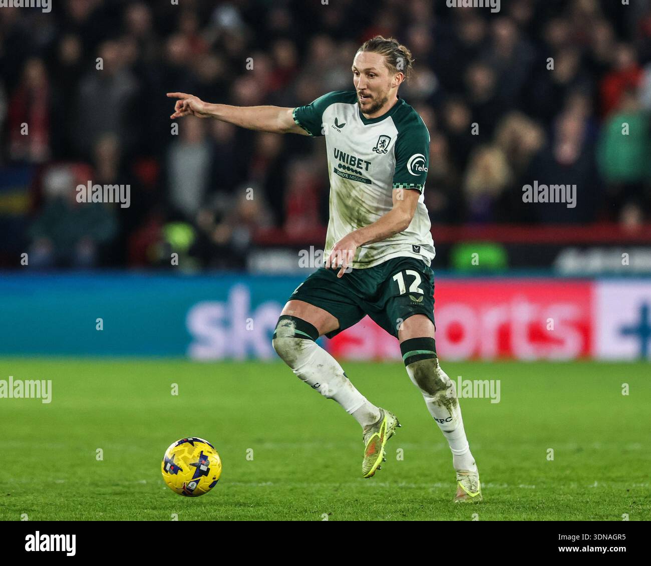 Luke Ayling of Middlesbrough during the Sky Bet Championship match ...