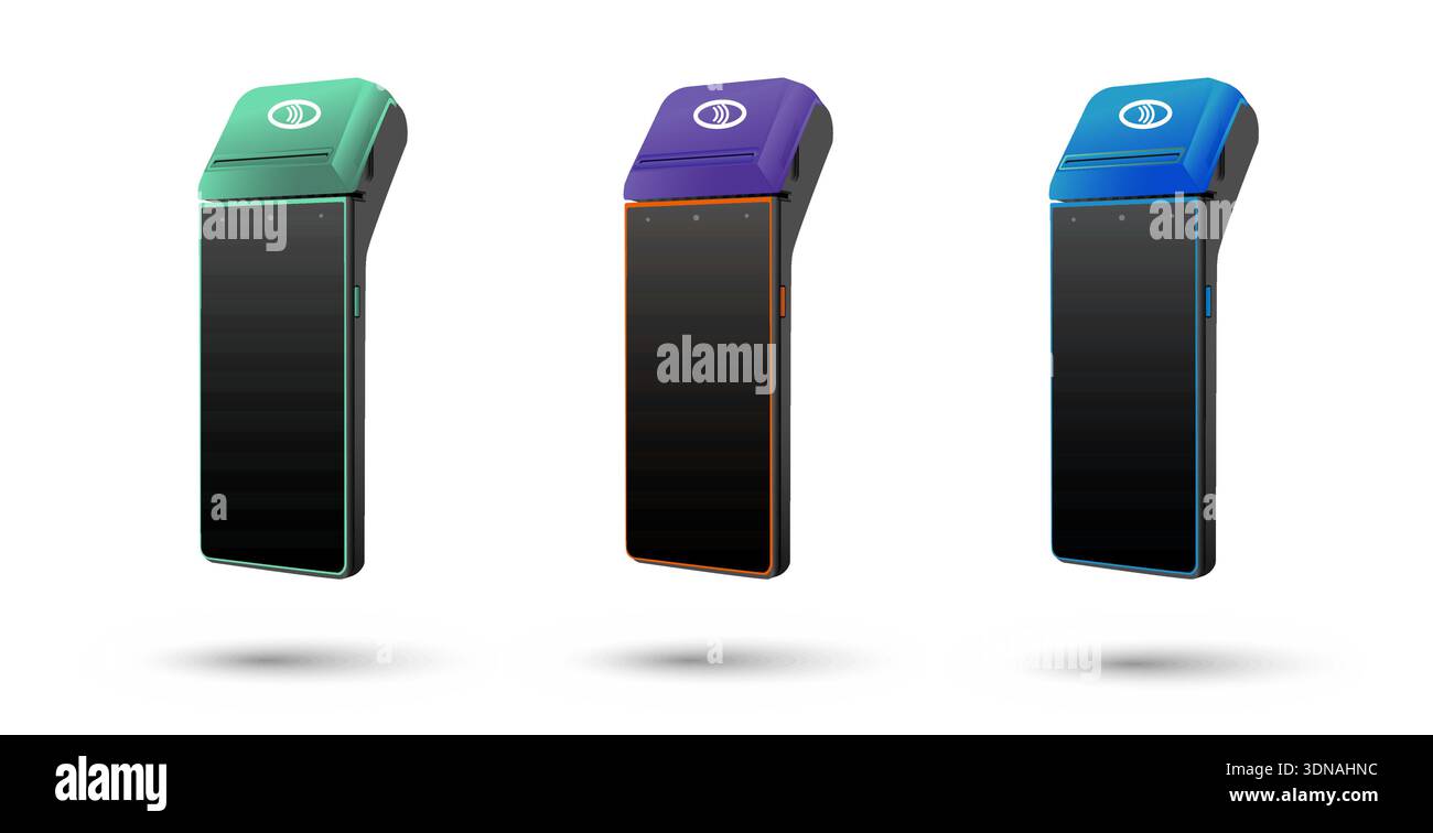 Transaction terminals Stock Vector Images - Alamy