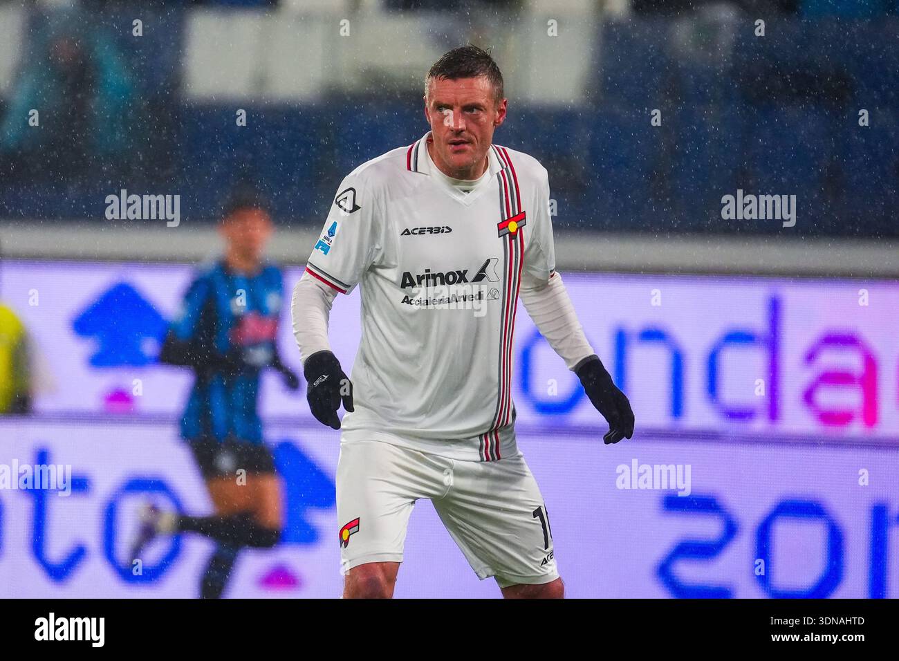 Bergamo, Italy. 09/02/26. Jamie Vardy, during Atalanta BC vs US ...